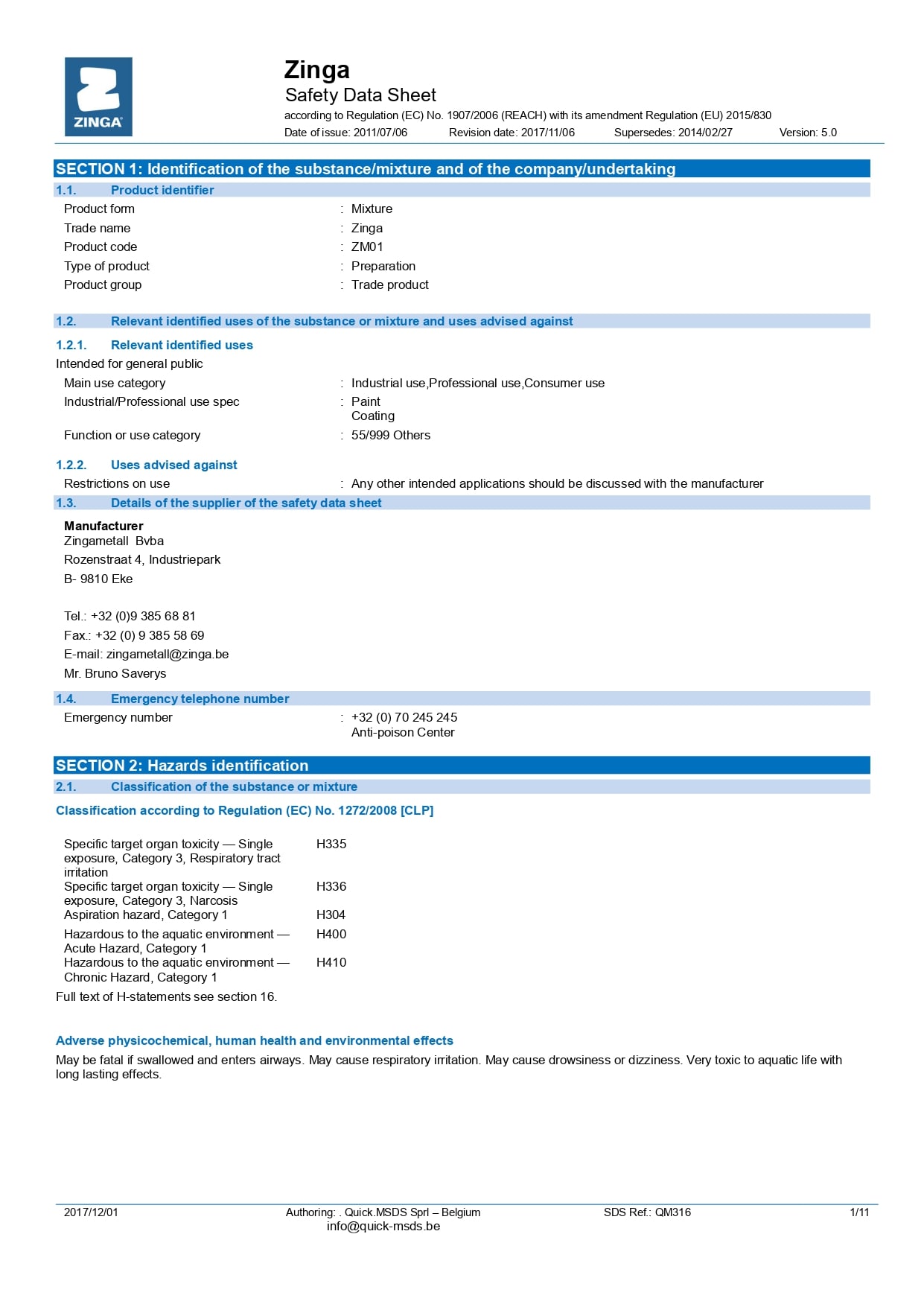 ZINGA BANGLADESH - The Cold Film Galvanizing System